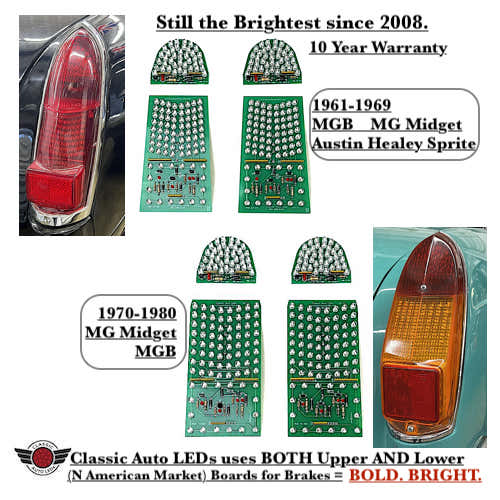 MGB/MGC/Midget, AH Sprite LED Board Sets | Classic Auto LEDs