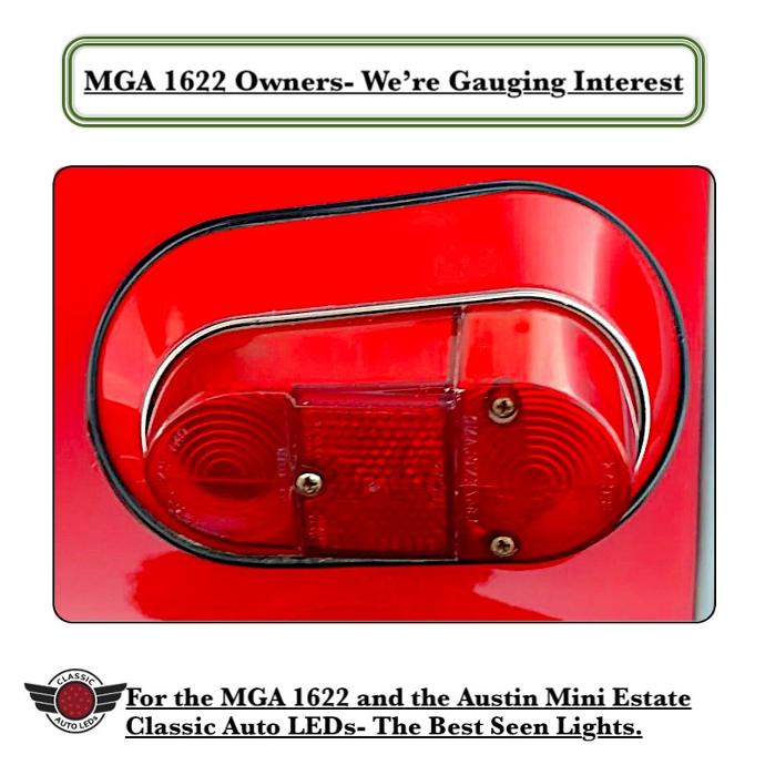 MGA 1622 & Austin Mini Estate Brake, Park, Turn Indicator | Classic ...